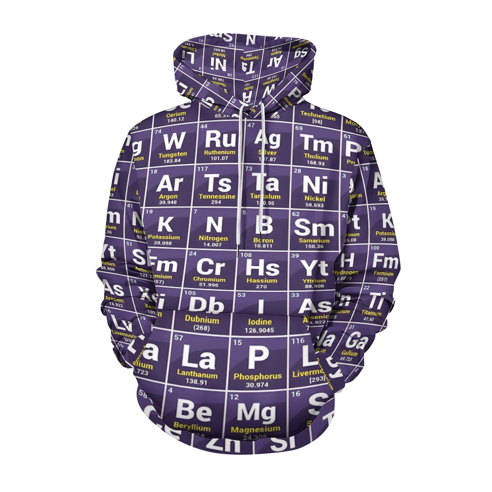 Periodic table printed hooded sweatshirt 2408002366 – CHICHIM